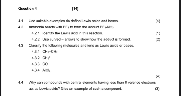 Solved Question 4[14]4.1 ﻿Use suitable examples do define | Chegg.com
