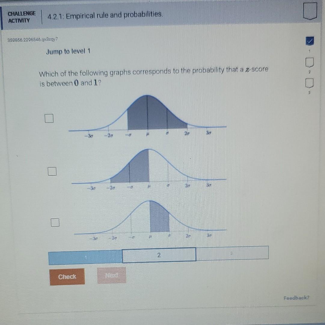 Solved CHALLENGE ACTIVITY 4.2.1: Empirical rule and | Chegg.com