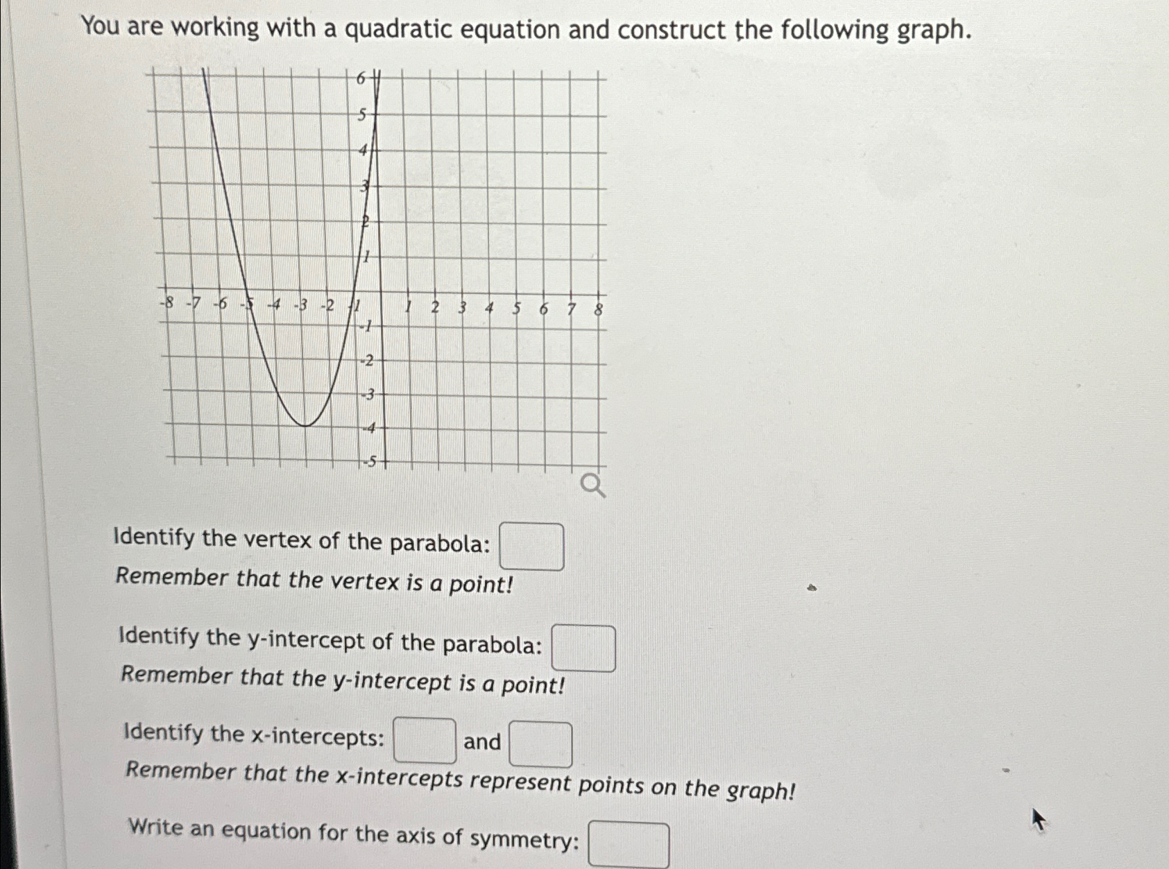 Solved You are working with a quadratic equation and | Chegg.com