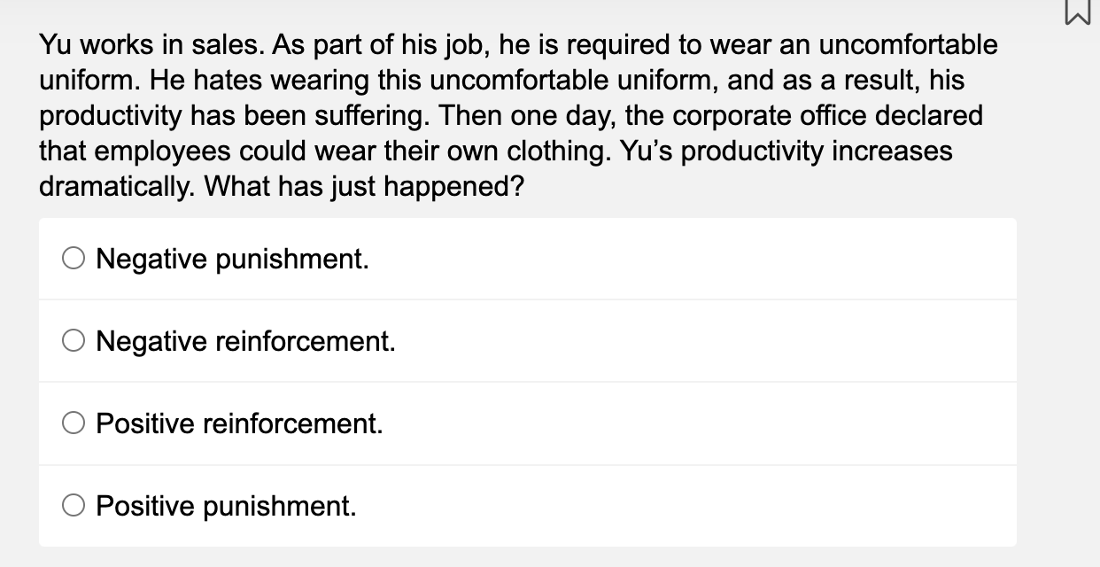 Solved Yu works in sales. As part of his job, he is required | Chegg.com