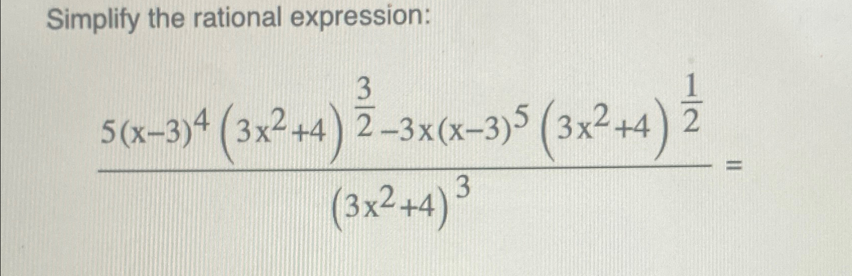 Solved Simplify the rational | Chegg.com