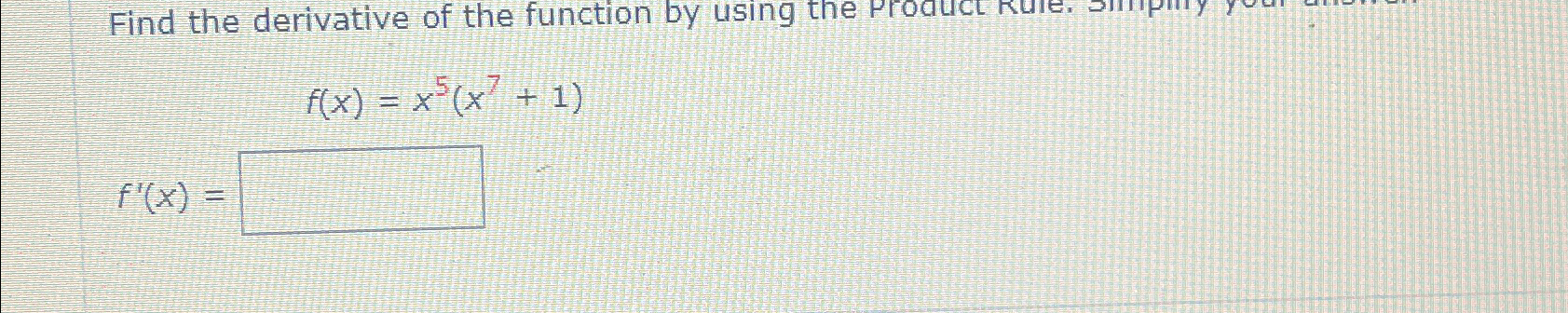 Solved Find the derivative of the function by using the | Chegg.com