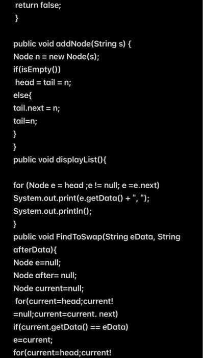 Solved 1:Complete copyNode method by following the | Chegg.com