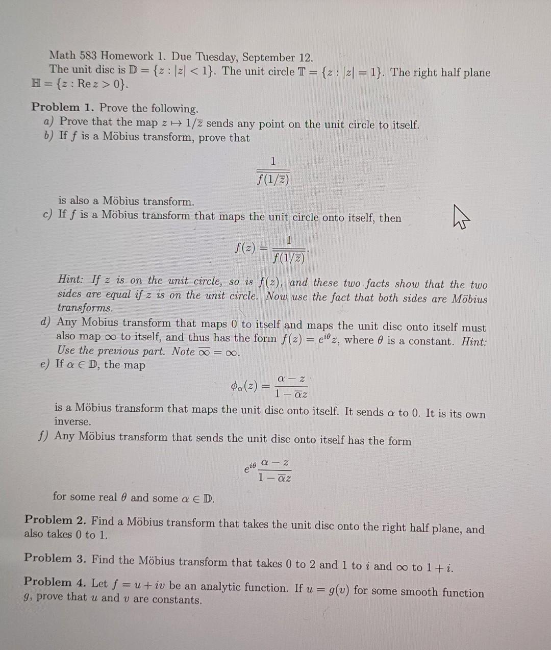 Answer problem 2 | Chegg.com