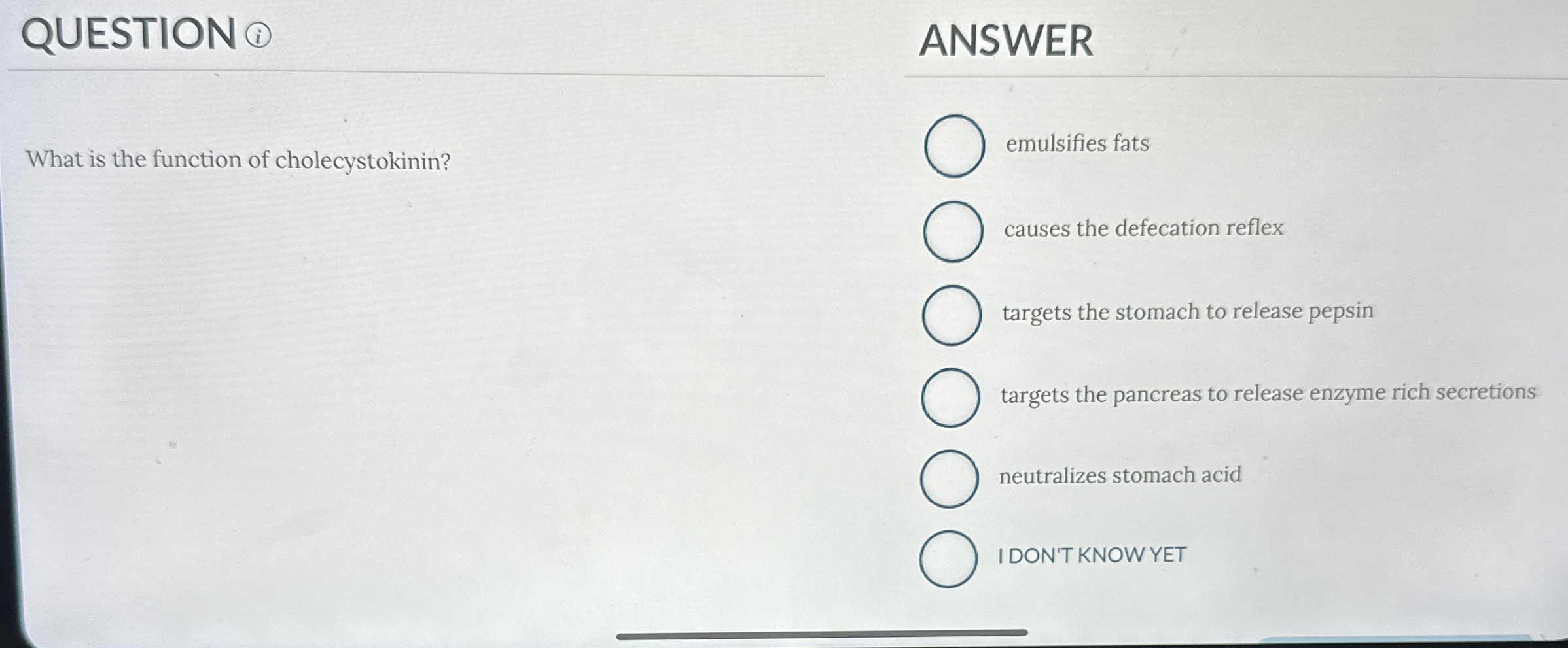 Solved QUESTION (i)ANSWERWhat is the function of | Chegg.com
