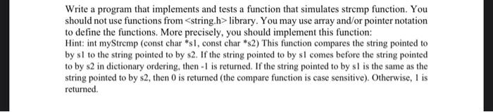 Solved Write A Program That Implements And Tests A Function 6411