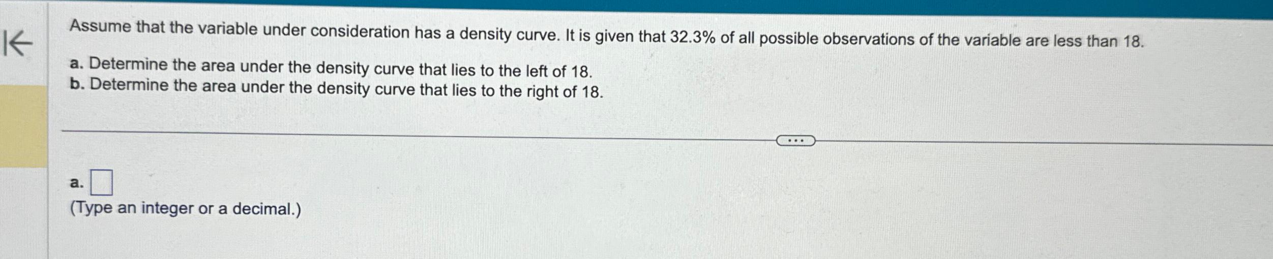 Solved Assume that the variable under consideration has a | Chegg.com