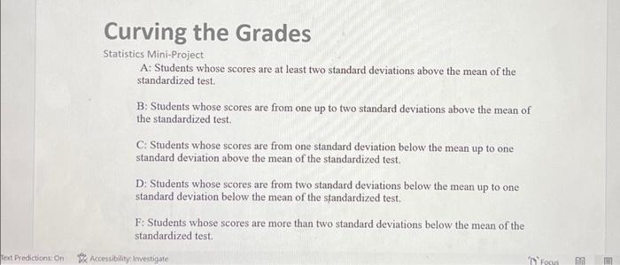 Solved 5. The following is a partial list of grades for | Chegg.com