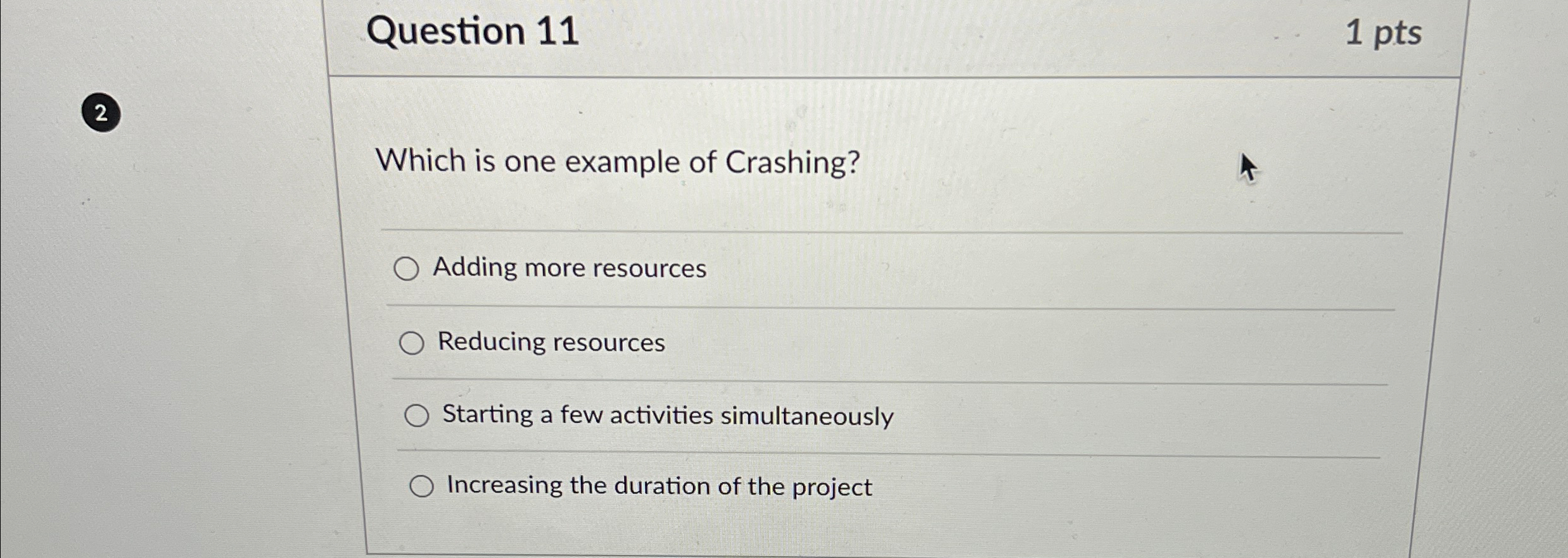 Solved Question 111 ptsWhich is one example of | Chegg.com Solved Question 111 ptsWhich is one example of | Chegg.com