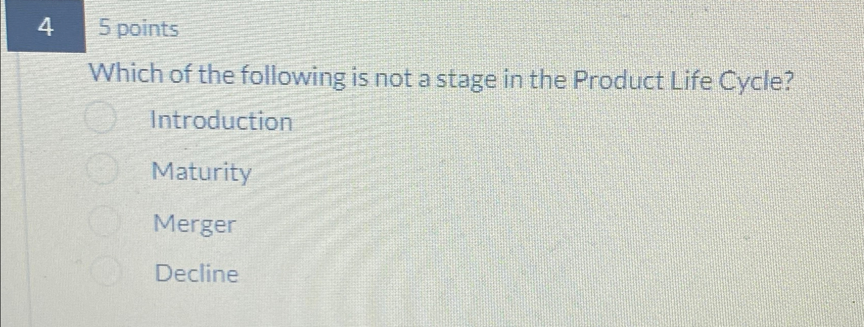 Solved 45 pointsWhich of the following is not a stage in | Chegg.com Solved 45 pointsWhich of the following is not a stage in | Chegg.com