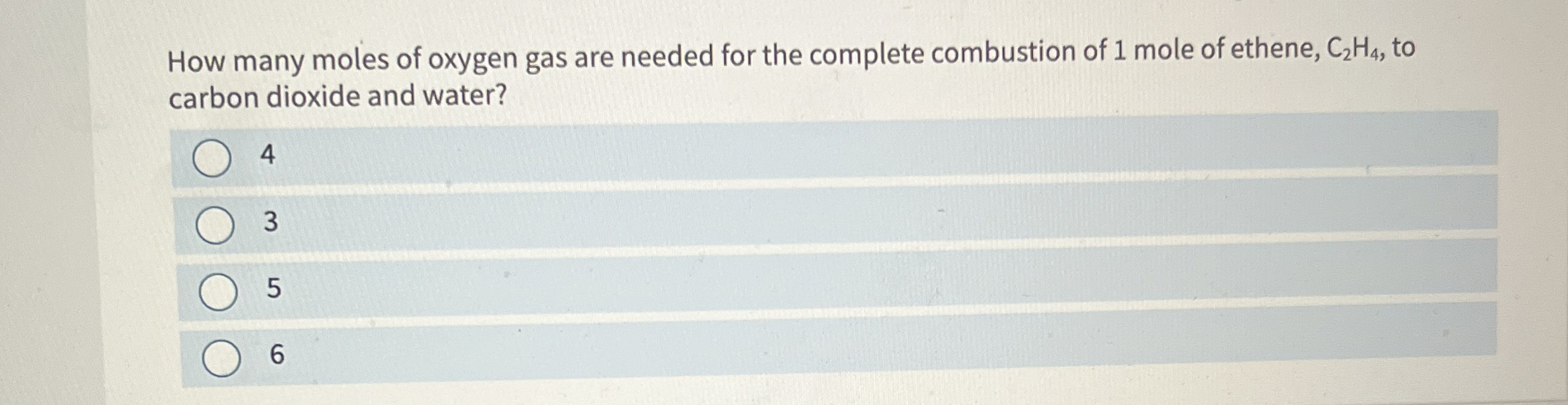 Solved How many moles of oxygen gas are needed for the | Chegg.com
