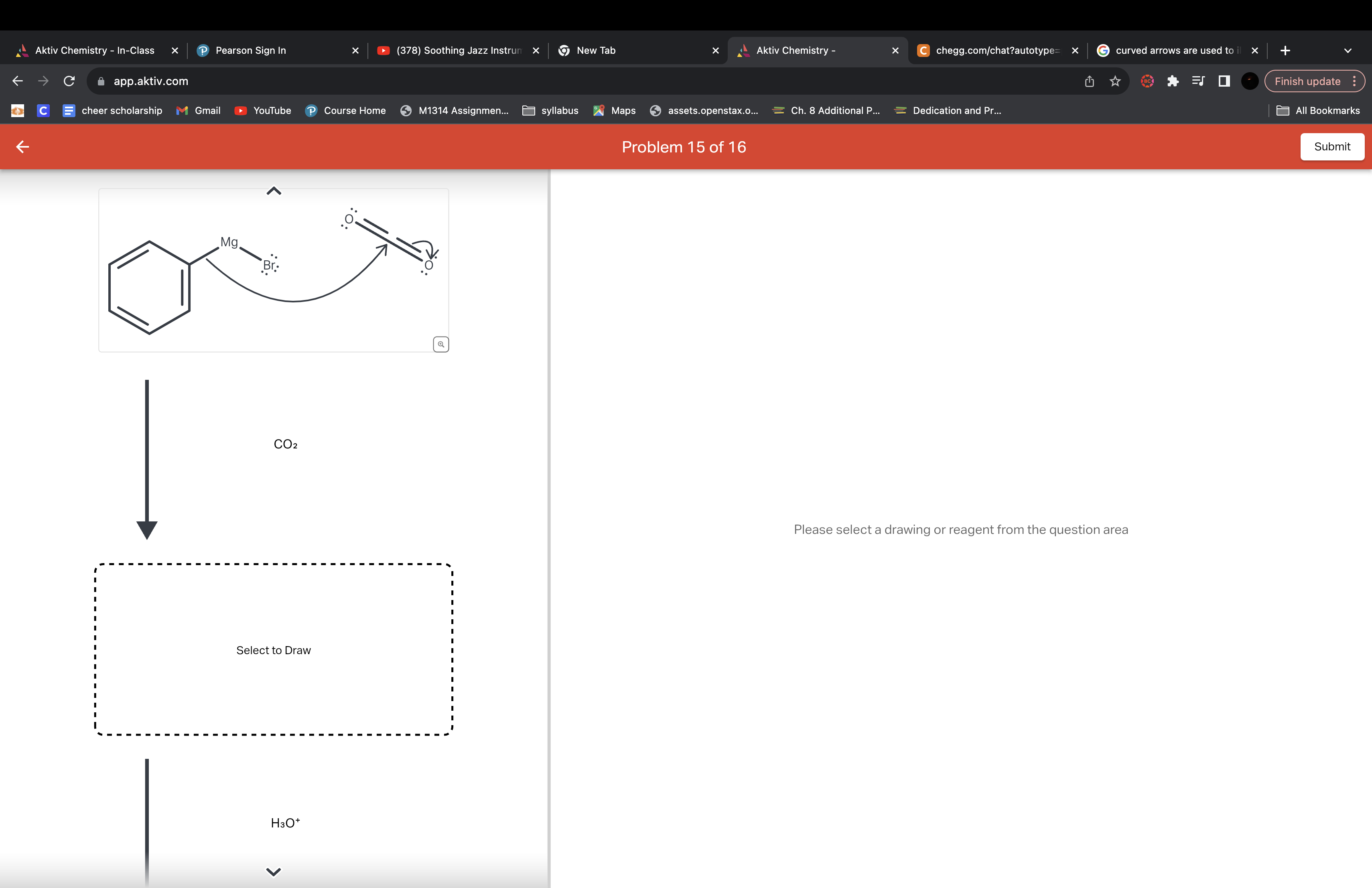 Solved Please select a drawing or reagent from the question | Chegg.com