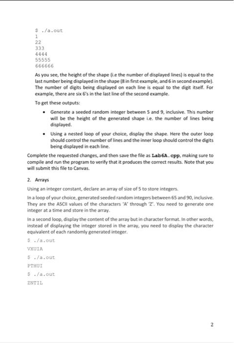 Solved CSCE 1030 Lab 6 General Guidelines: (for ALL of your | Chegg.com