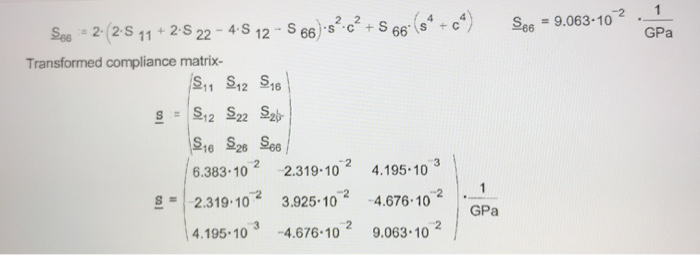 Solved 2.18 Find the transformed reduced stiffness matrix | Chegg.com