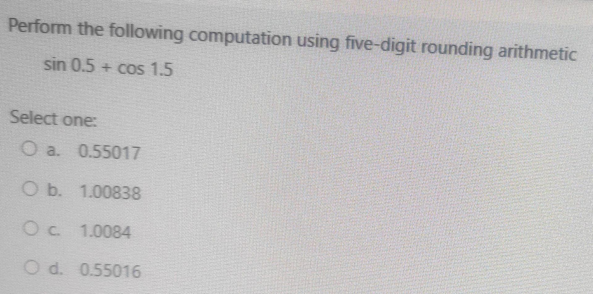 Solved Perform the following computation using five-digit | Chegg.com