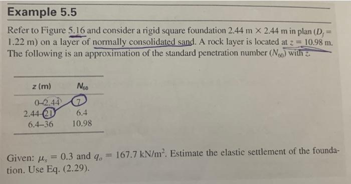 Solved Please explain how to find the value of N60 in the | Chegg.com