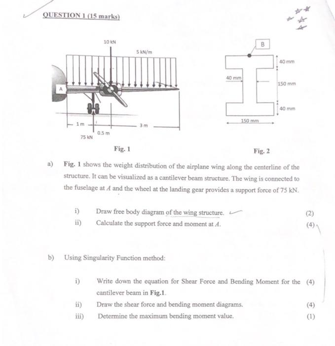 Solved Fig. 2 a) Fig. 1 shows the weight distribution of the | Chegg.com