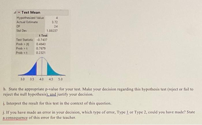 Solved Question 3: One sample t-test Set-up: An elementary | Chegg.com
