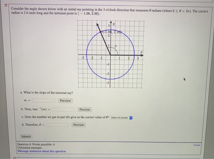 Solved Consider the angle shown below with an initial ray | Chegg.com