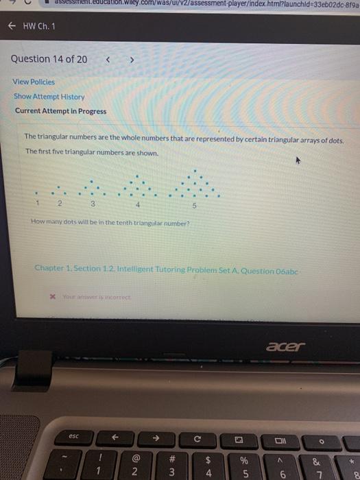 Solved hello! i need help with triangular numbers these two | Chegg.com