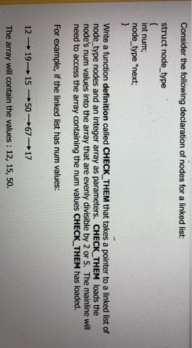 Solved Consider the following declaration of nodes for a | Chegg.com