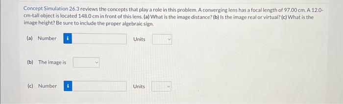 Solved Concept Simulation 26.3 reviews the concepts that | Chegg.com