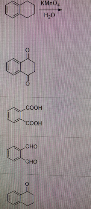 Solved KMnO H20 COOH DOOH COOH CHO сно ri | Chegg.com