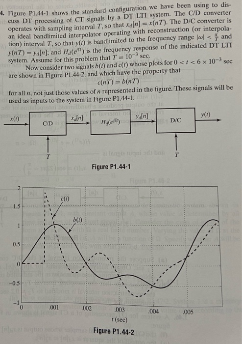 Solved 4. Figure P1.44-1 shows the standard configuration we | Chegg.com