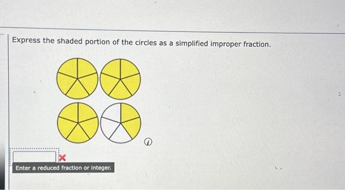 Solved Express the shaded portion of the circles as a | Chegg.com
