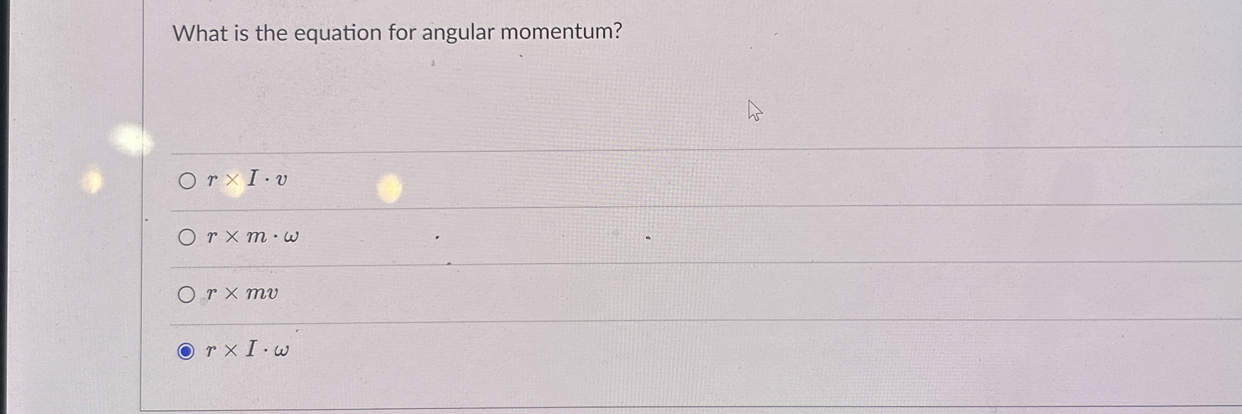 Solved What is the equation for angular | Chegg.com