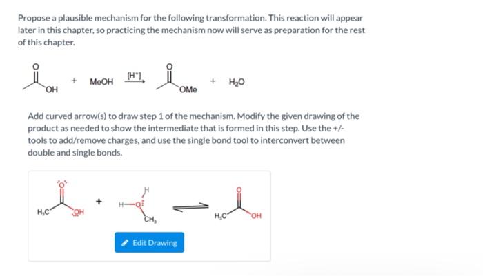 Solved Propose a plausible mechanism for the following | Chegg.com