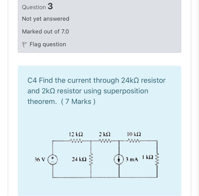 Solved Question 3 Not yet answered Marked out of 7.0 P Flag | Chegg.com