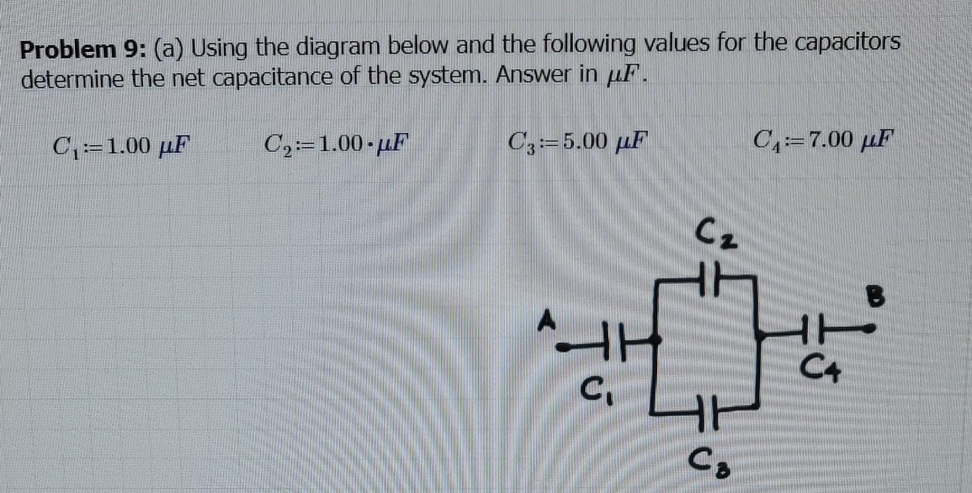 Solved Problem 9: (a) Using the diagram below and the | Chegg.com