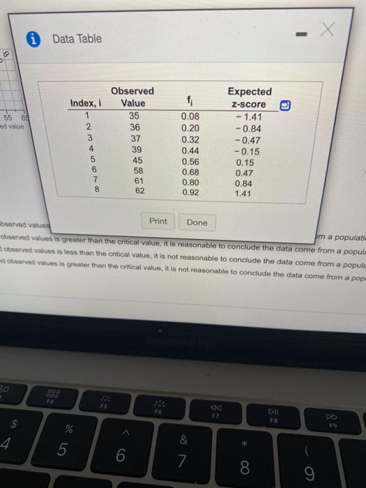 Solved is Question 11 Use the wompanying datatable to do | Chegg.com