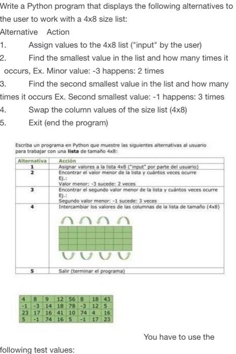 Solved Write a Python program that displays the following | Chegg.com