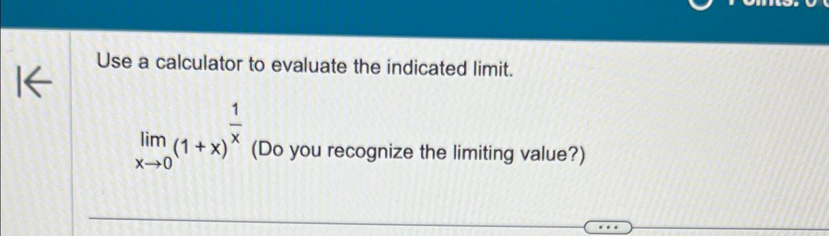 Solved Use a calculator to evaluate the indicated | Chegg.com