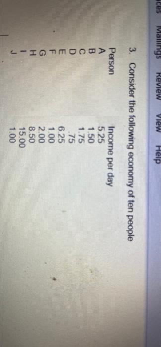 Solved Calculate the average income shortfall and the the | Chegg.com