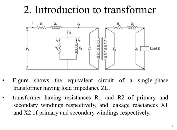 Solved 2. Introduction to transformer X1 1000 I R2 7. leee | Chegg.com