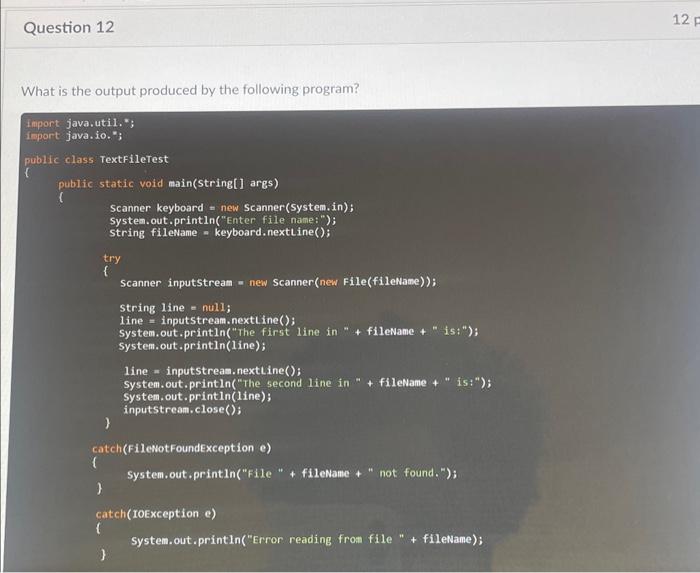 Solved What is the output produced by the following program? | Chegg.com