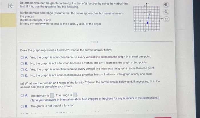 Solved Determine whether the graph on the right is that of a | Chegg.com