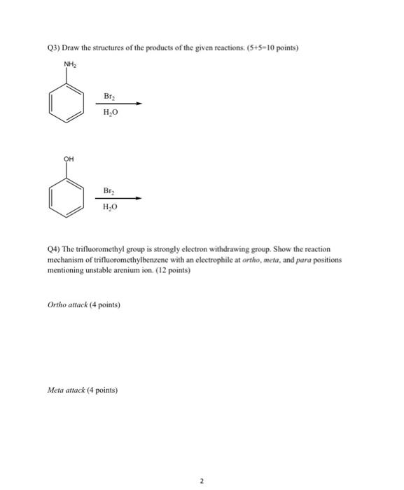 CHEM 242 Fall Intersession 2020 Assignment & | Chegg.com