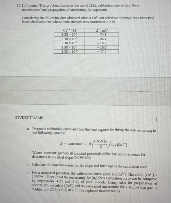 Solved 12. [1.5 points] This problem illustrates the use of | Chegg.com