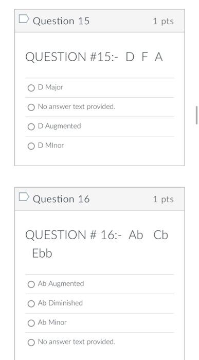 Solved Question 6 1 pts QUESTION \#6:- TRUE/FALSE Bb F=Bb | Chegg.com