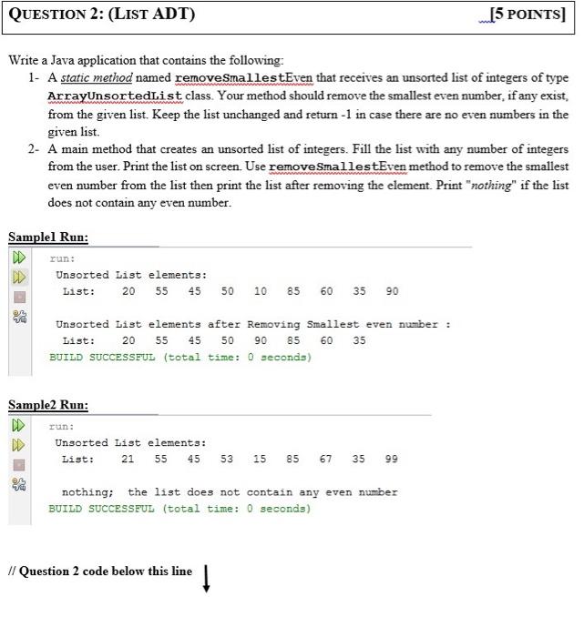 Solved Write a Java application that contains the following: | Chegg.com