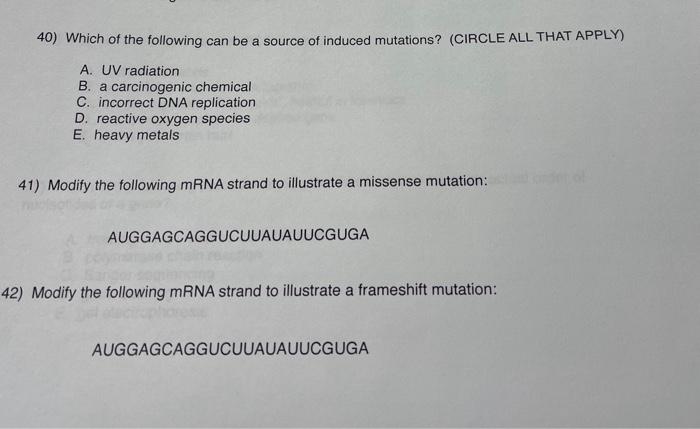 Solved 40) Which of the following can be a source of induced | Chegg.com
