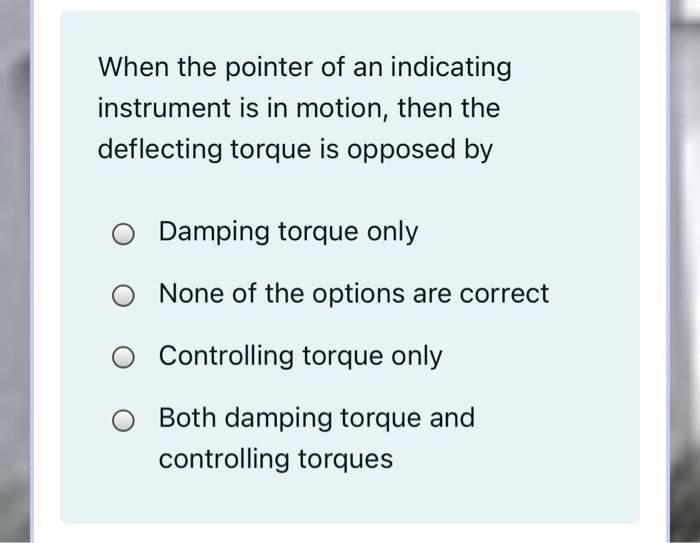 Solved Which of the following instrument have non-linear | Chegg.com