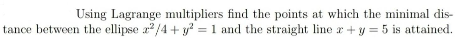 Solved Using Lagrange multipliers find the points at which | Chegg.com