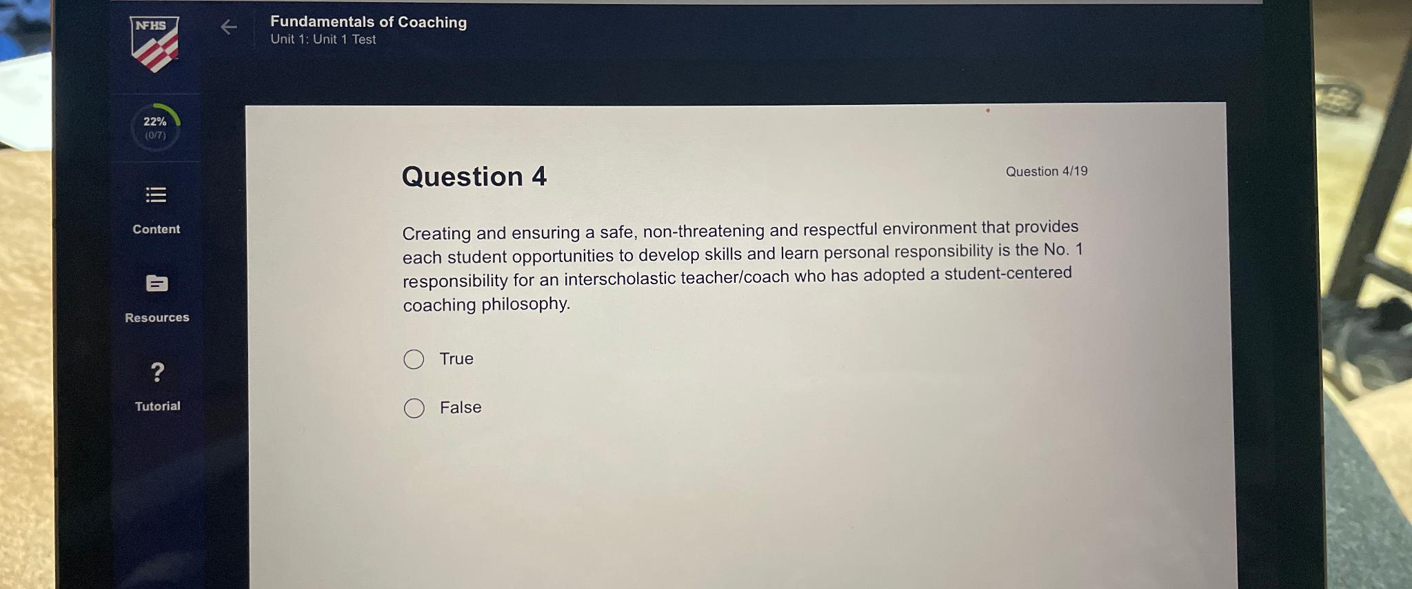 Solved Question 4Question 4/19ContentCreating and ensuring a | Chegg.com