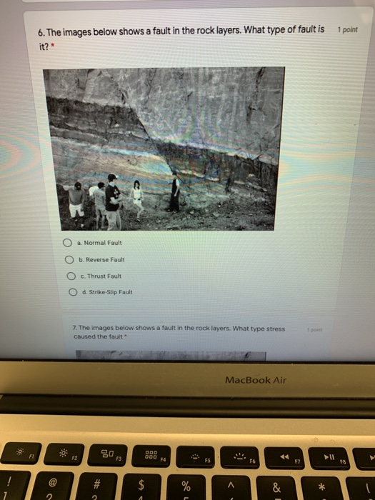 Solved 3. What type of geologic structure is depicted in the | Chegg.com