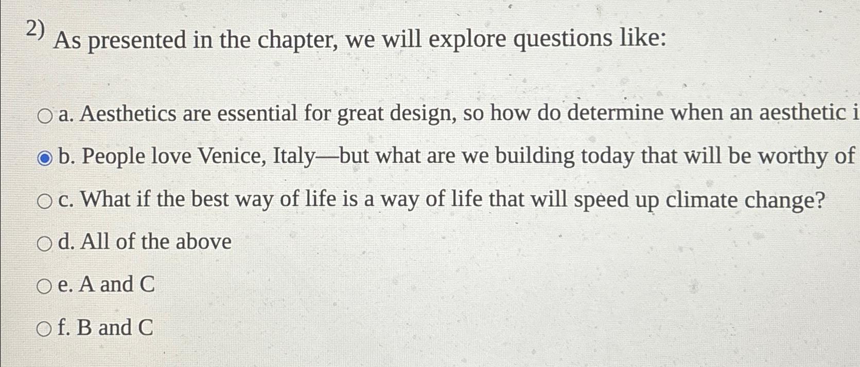 Solved As presented in the chapter, we will explore | Chegg.com